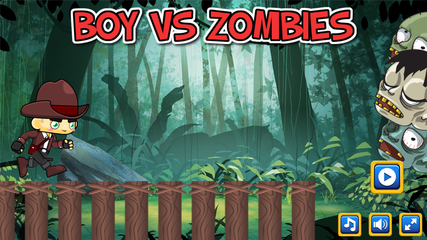 Boy vs Zombies is a jungle run packed with zombie trouble - Games4